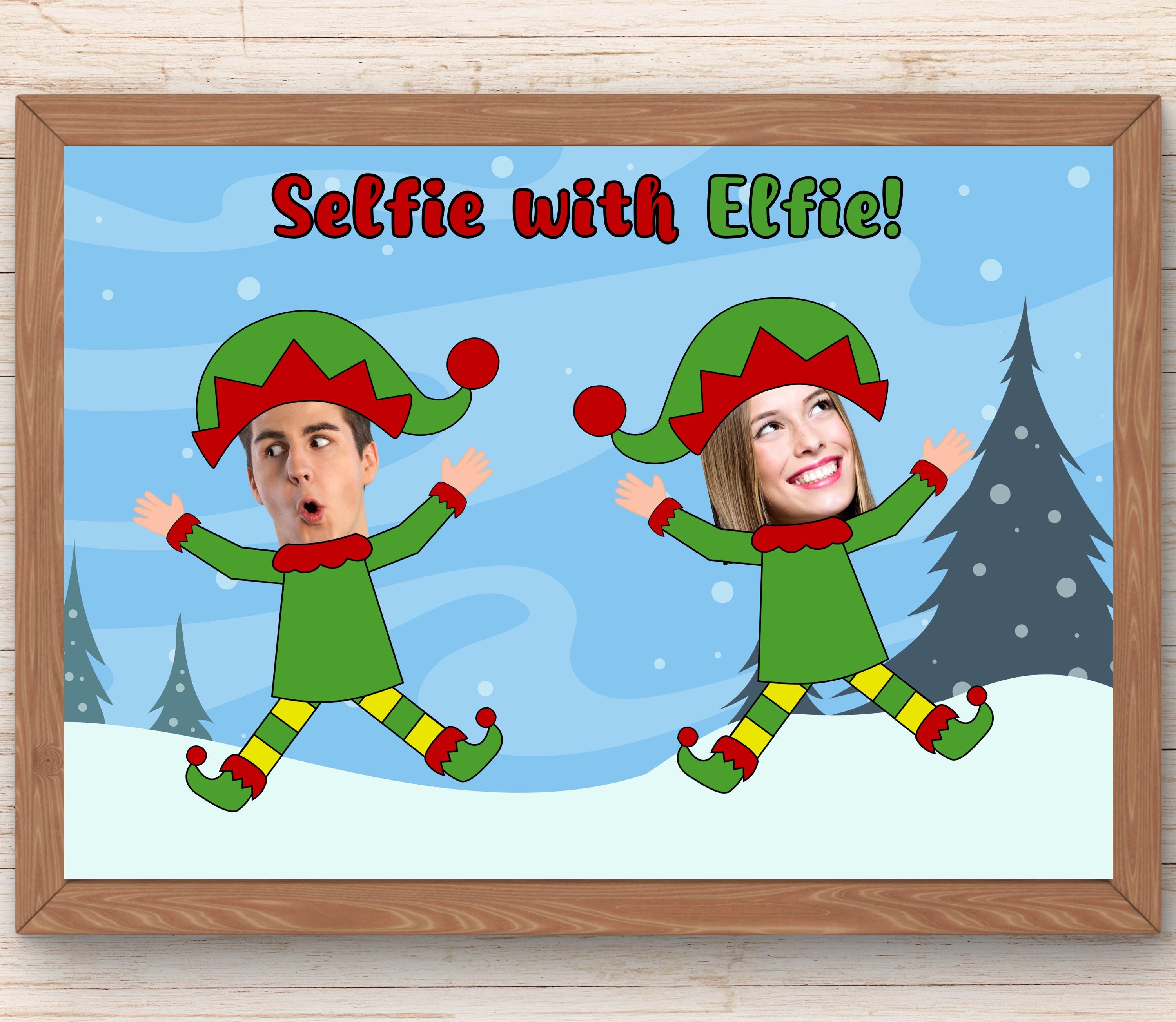 Elf Door Window Decor Interactive Bulletin Board Kit, Christmas ...