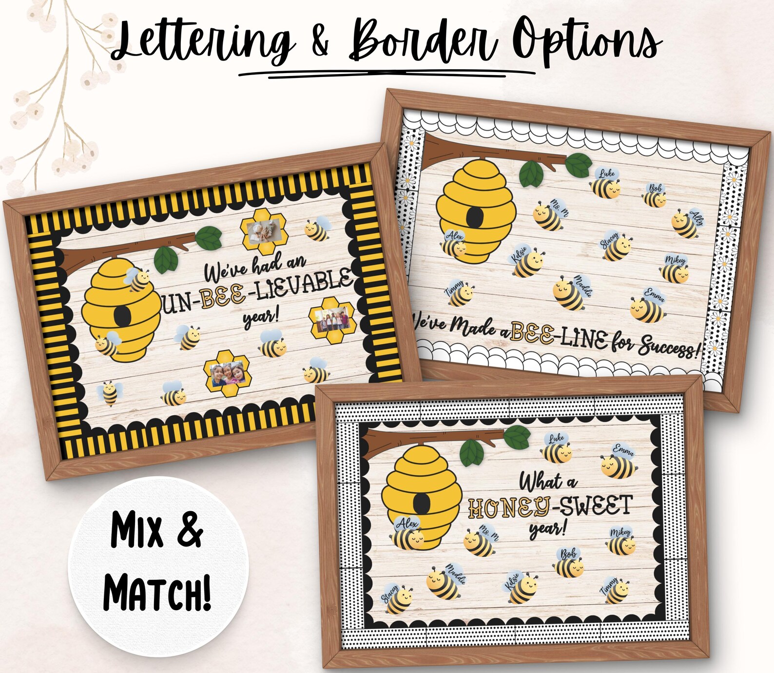 Bee End of School Year Bulletin Board Kit | Classroom Library Door ...