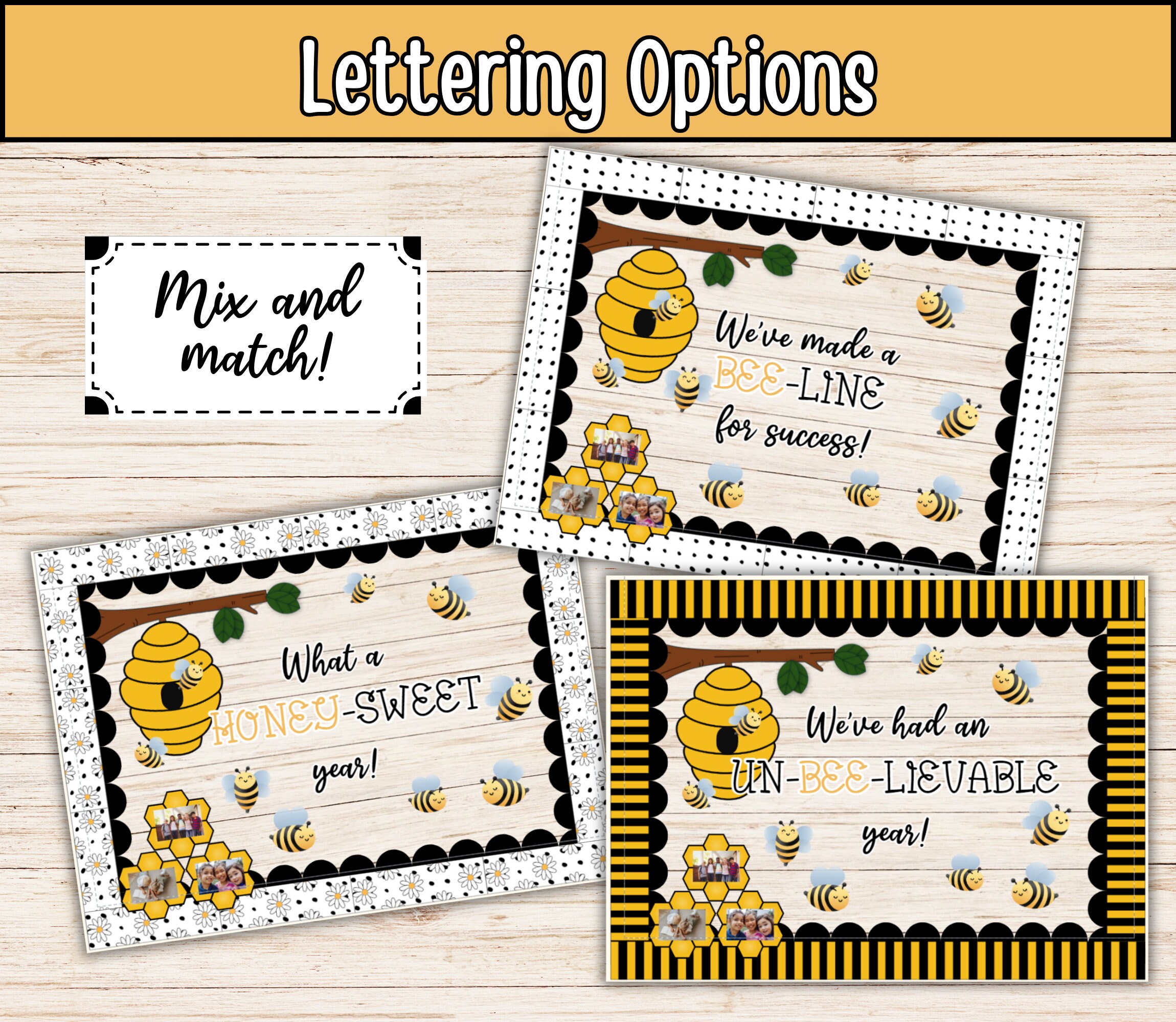 Bee End of School Year Bulletin Board Kit | Classroom Library Door ...