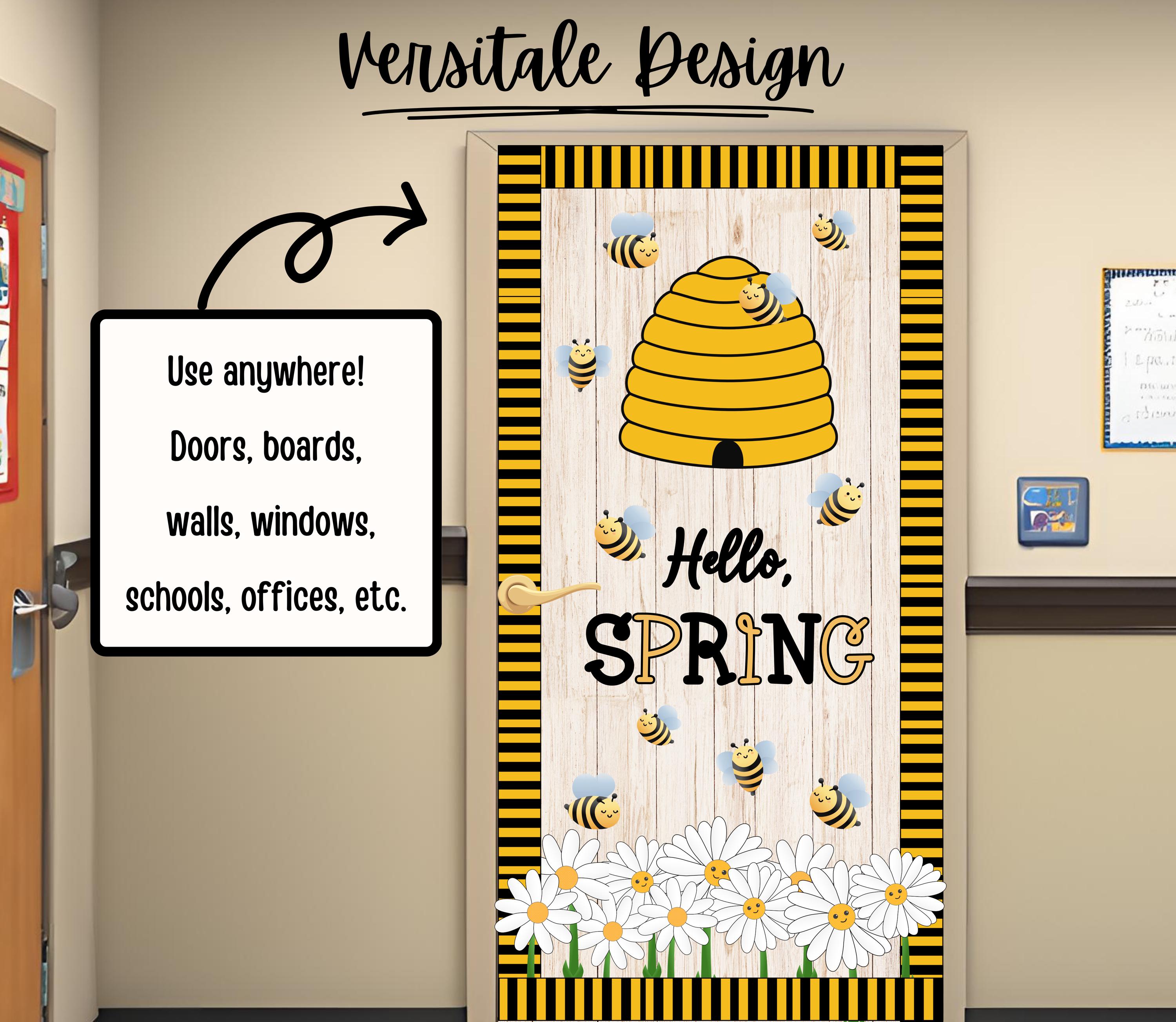 Spring Bulletin Board Kit Classroom Library Door Display Class Decor ...