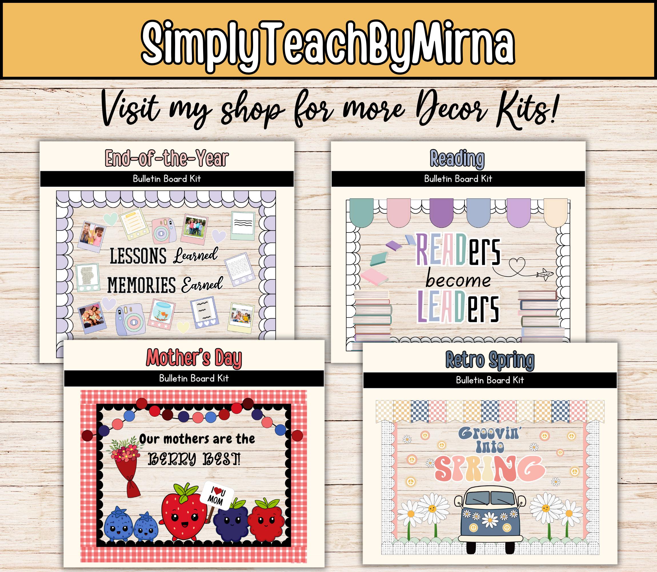 Halloween Bulletin Board Kit | October Door Classroom Decor | Printable ...