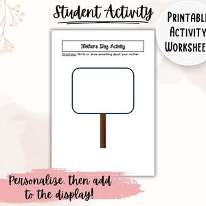 Happy Mother's Day May Bulletin Board Kit, Classroom Library Door ...