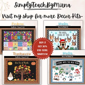 Jesus Christmas Christian Bulletin Board Kit, Winter December School ...