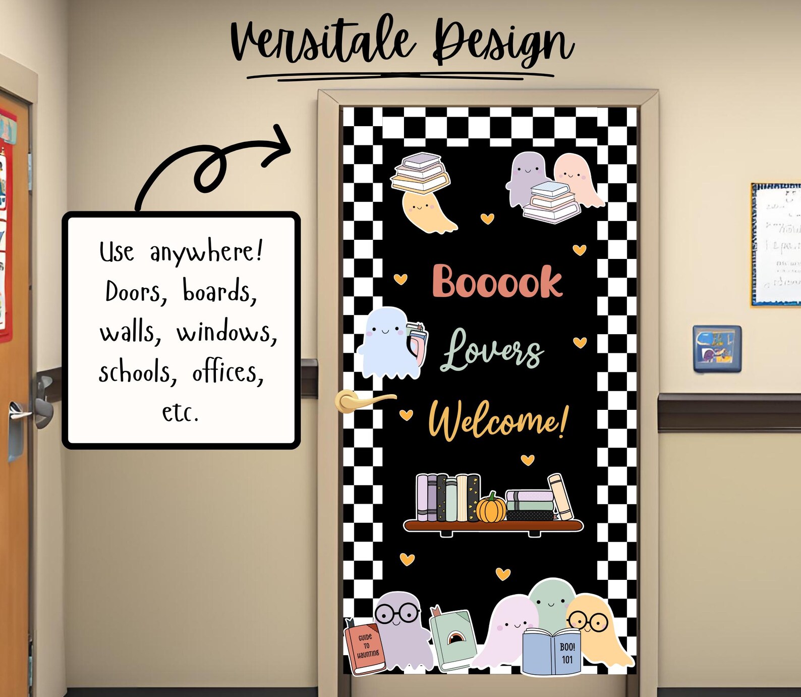 Halloween Bulletin Board Kit | October Door Classroom Decor | Printable ...