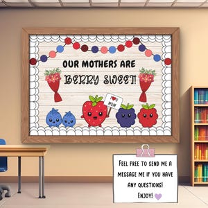 Happy Mother's Day May Bulletin Board Kit, Classroom Library Door ...