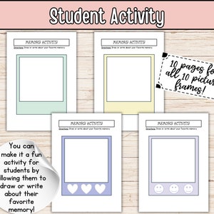 Memories End of School Year Bulletin Board Kit Classroom Door Display ...