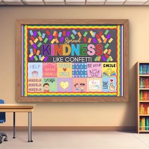 Kindness Decor Bulletin Board Kit Door Decorations Classroom ...