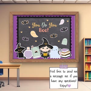 Halloween Bulletin Board Kit | October Door Classroom Decor | Printable ...