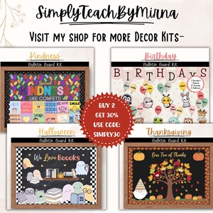 Back to School Bulletin Board Kit | Adventure Classroom Door Display ...