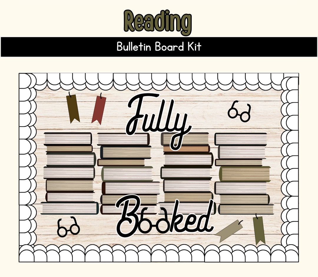 March Reading Month Library Bulletin Board Kit Door Display Classroom ...