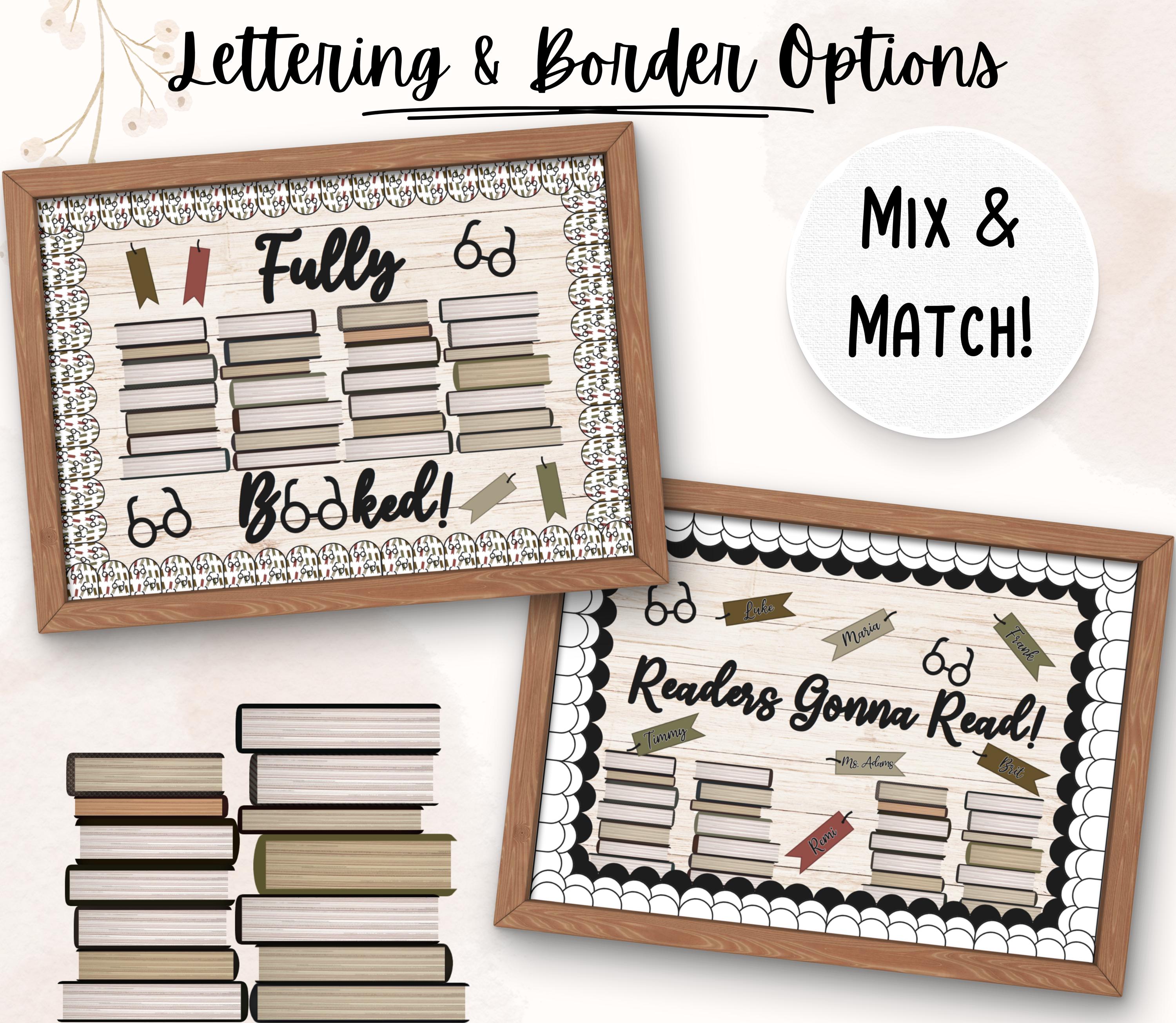 Reading Bulletin Board Kit | Classroom Library Door Decor | Book ...