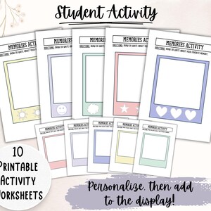 Memories End of School Year Bulletin Board Kit | Classroom Door ...