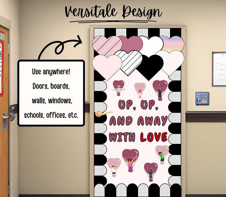 Valentine's Day Bulletin Board Activity Display Kit, Customizable ...