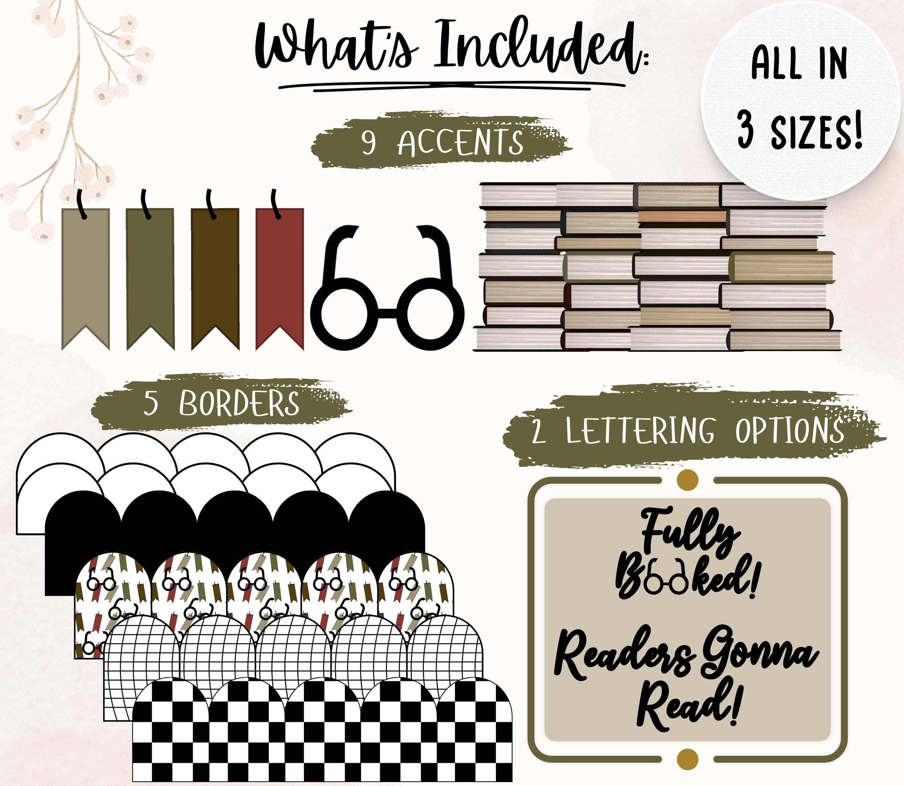 Reading Bulletin Board Kit | Classroom Library Door Decor | Book ...