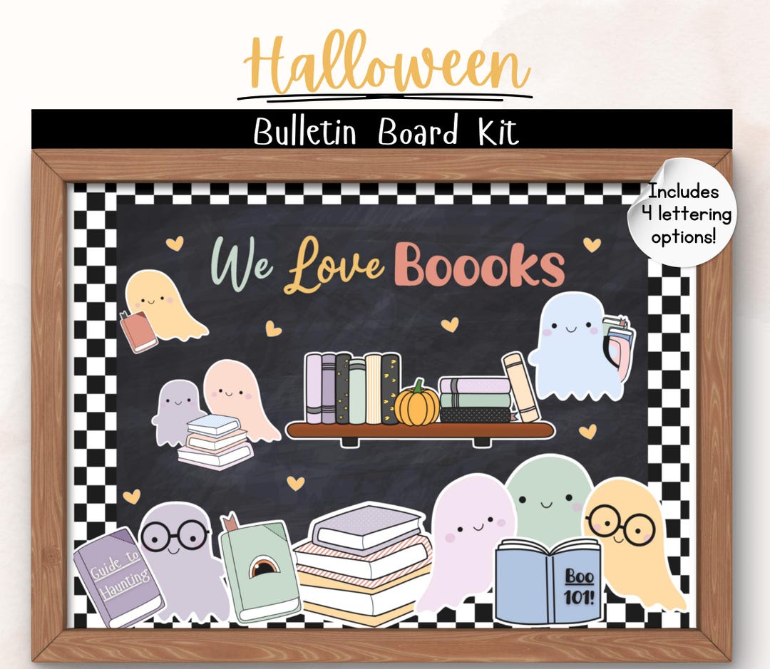 Halloween Bulletin Board Kit | October Door Classroom Decor | Printable ...