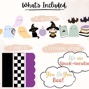 Halloween Bulletin Board Kit | October Door Classroom Decor | Printable ...