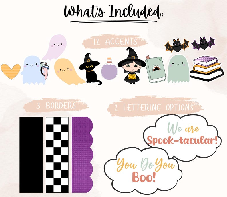 Halloween Bulletin Board Kit | October Door Classroom Decor | Printable ...