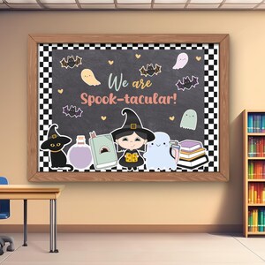 Halloween Bulletin Board Kit | October Door Classroom Decor | Printable ...