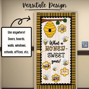 Bee End of School Year Bulletin Board Kit | Classroom Library Door ...