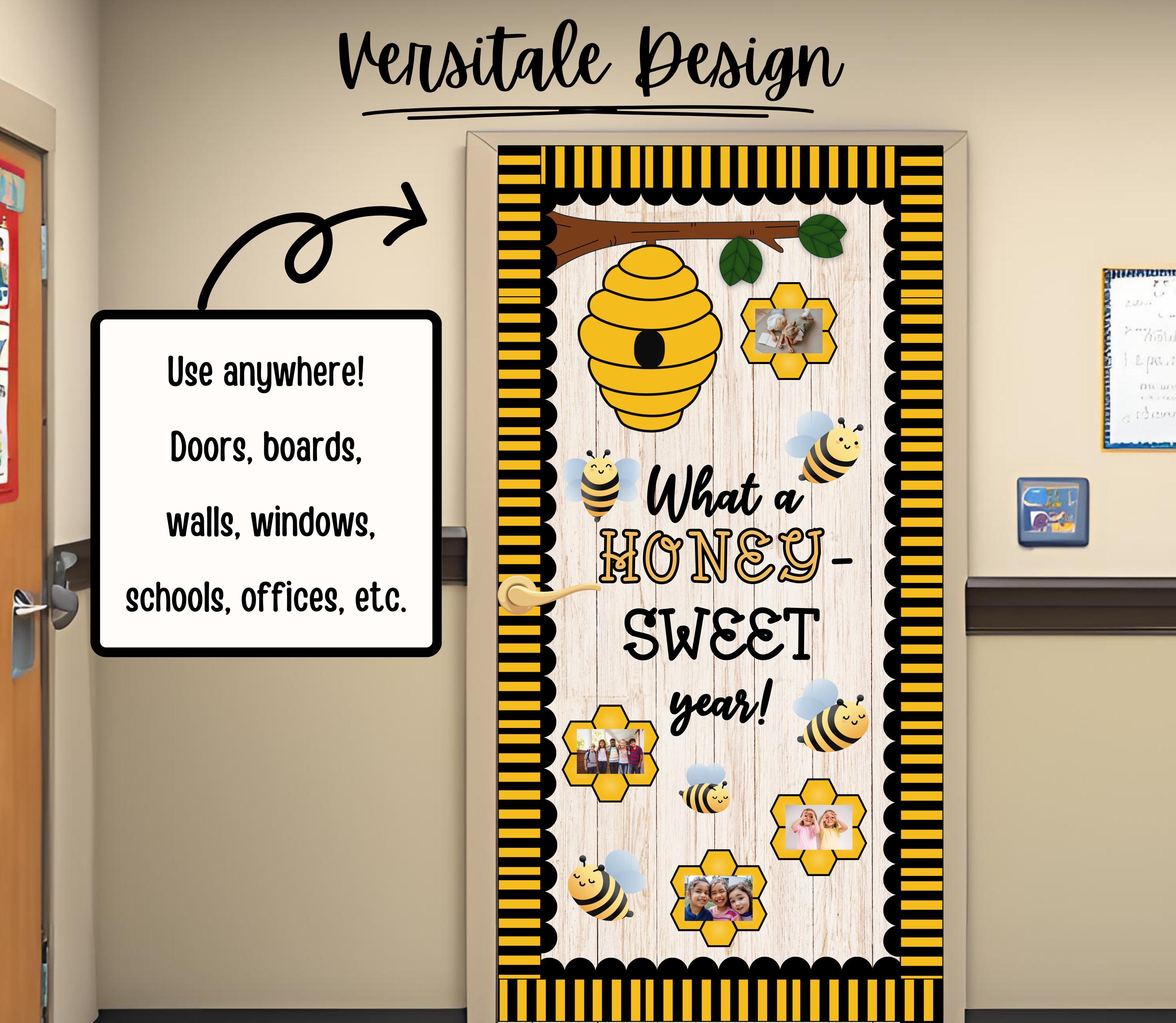 Bee End of School Year Bulletin Board Kit | Classroom Library Door ...