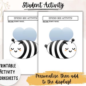 Bee End of School Year Bulletin Board Kit | Classroom Library Door ...