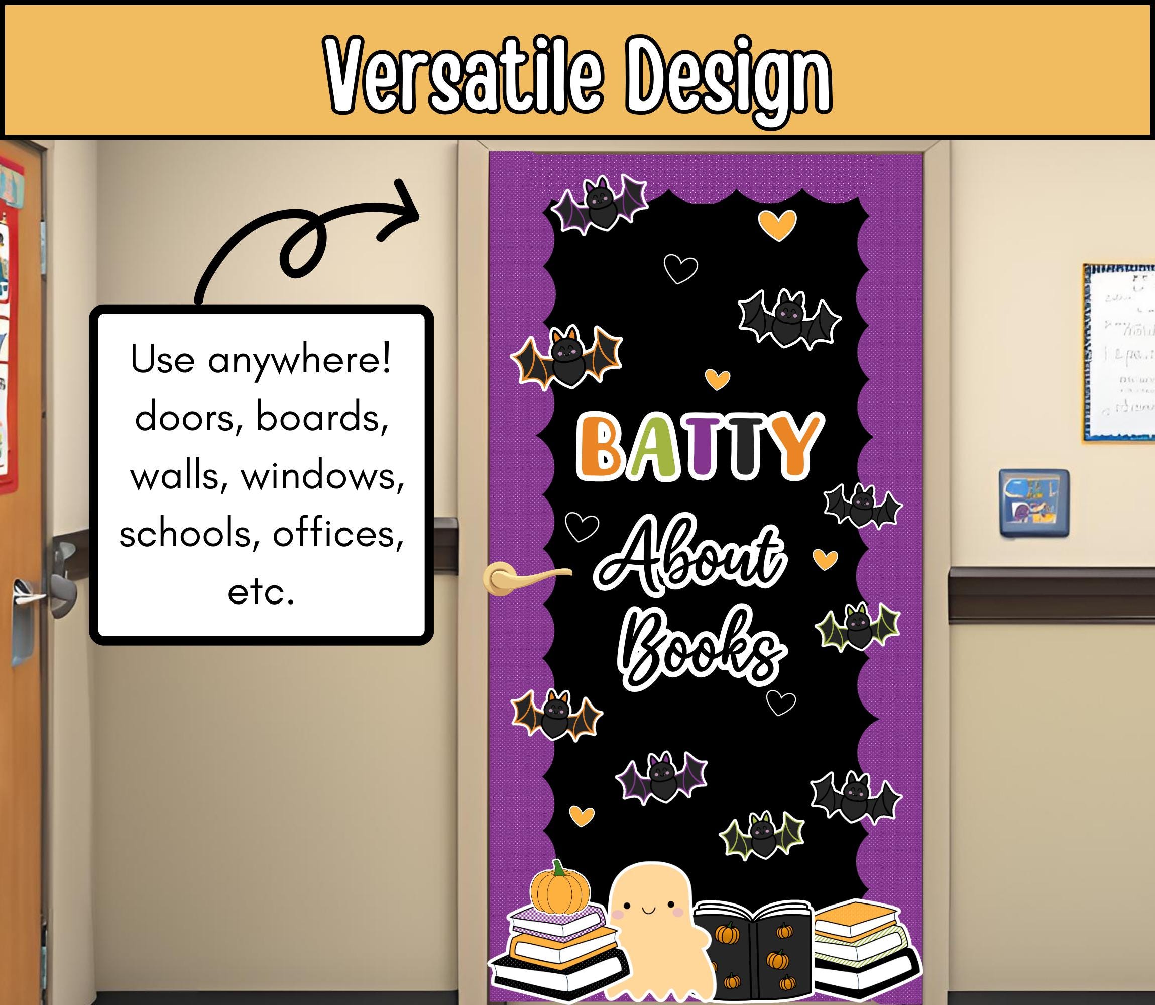 Halloween Bulletin Board Kit | October Door Classroom Decor | Printable ...