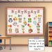 Animal Birthday Bulletin Board Kit Display, Interactive School ...