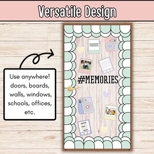 Memories End of School Year Bulletin Board Kit Classroom Door Display ...