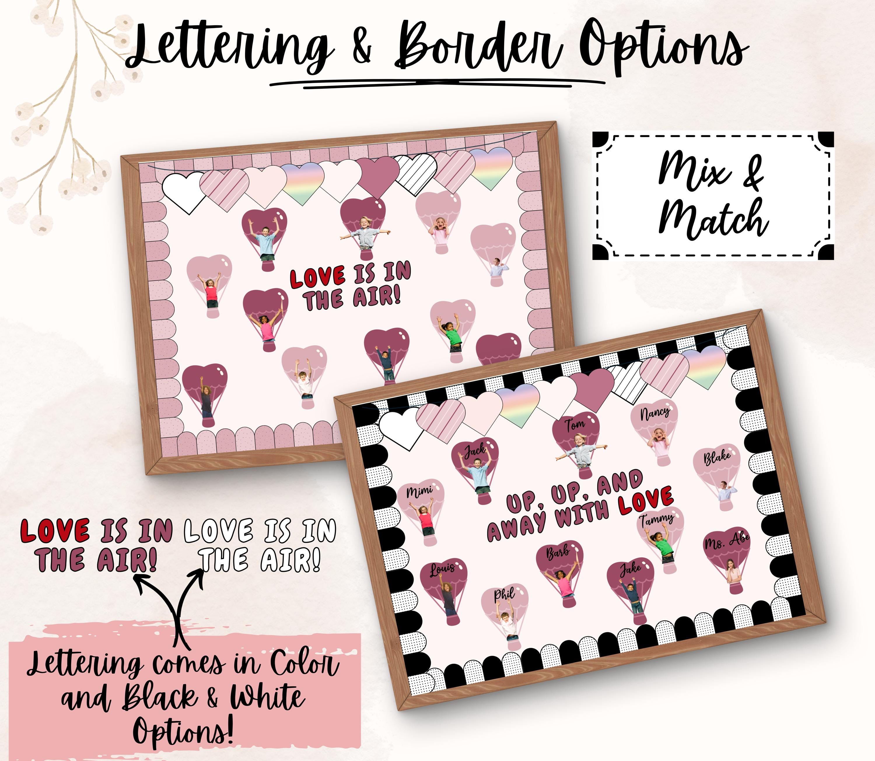 Valentine's Day Bulletin Board Activity Display Kit, Customizable ...