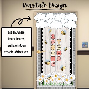 Spring Bulletin Board Kit Classroom Library Door Display Class Decor ...