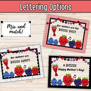 Happy Mother's Day May Bulletin Board Kit Mummy Fruit Bulletin Board ...