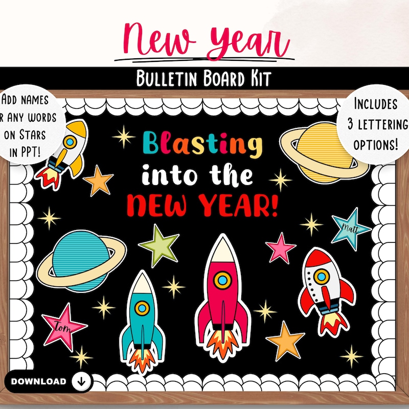 Winter Bulletin Board Kit - Etsy