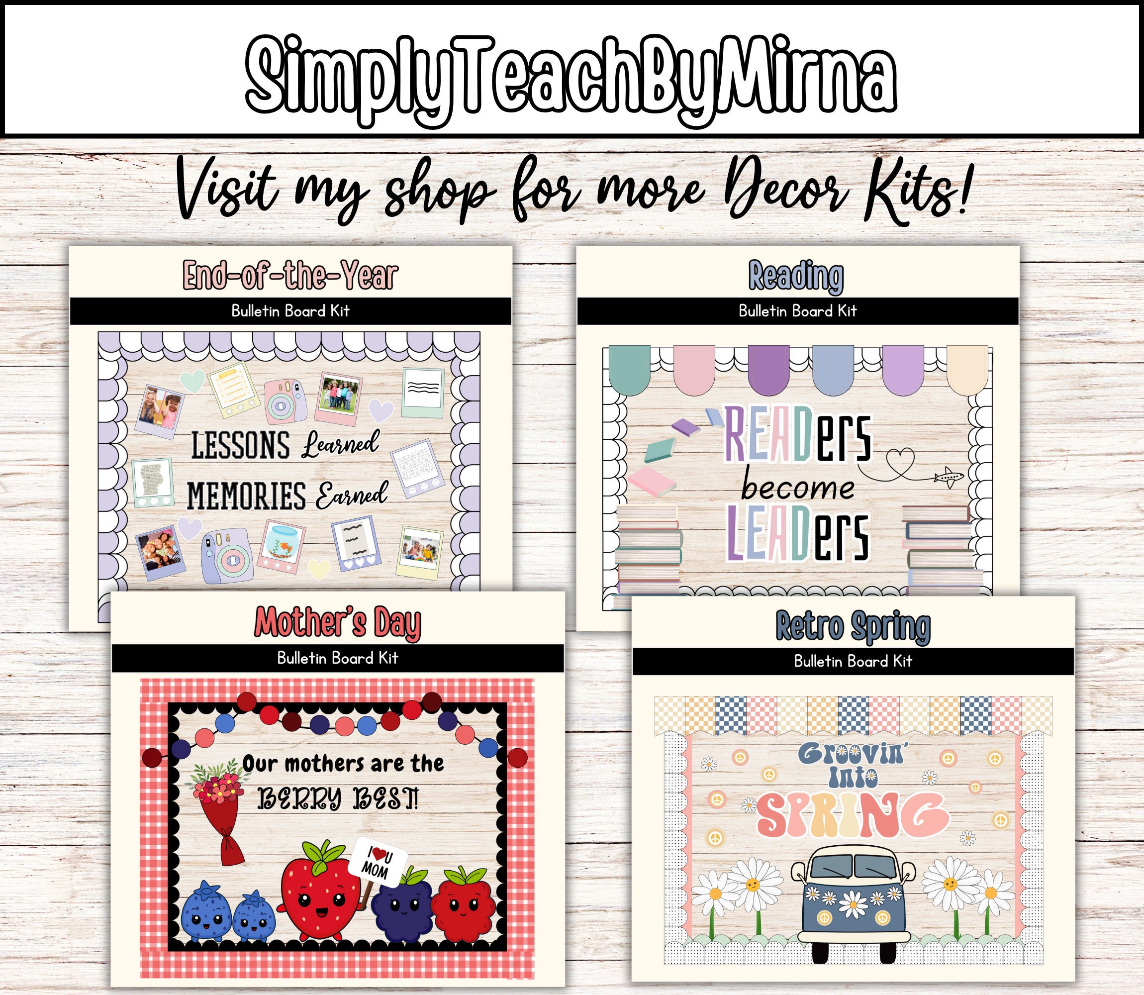 4th of July Bulletin Board Kit Classroom Door Display Class Decor ...