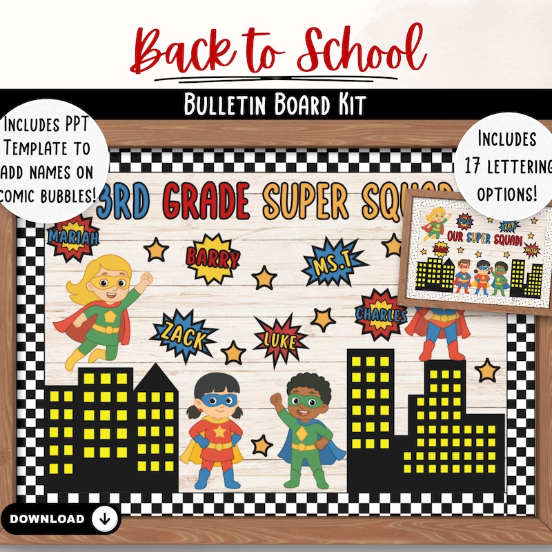 Superhero Classroom Decor - Etsy