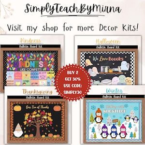 Animal Birthday Bulletin Board Kit Display, Interactive School ...