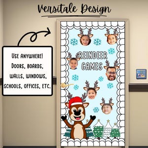 Winter December Christmas Bulletin Board Kit, School Door Decor ...