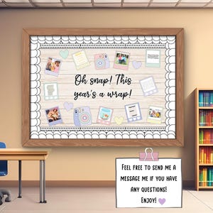Memories End of School Year Bulletin Board Kit | Classroom Door ...