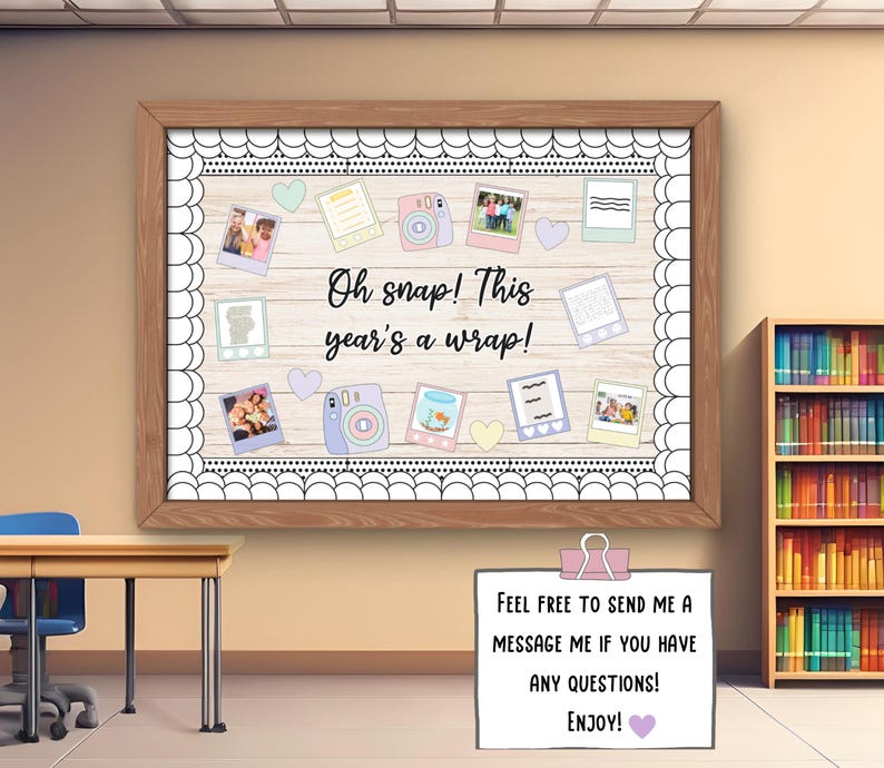 Memories End of School Year Bulletin Board Kit | Classroom Door ...