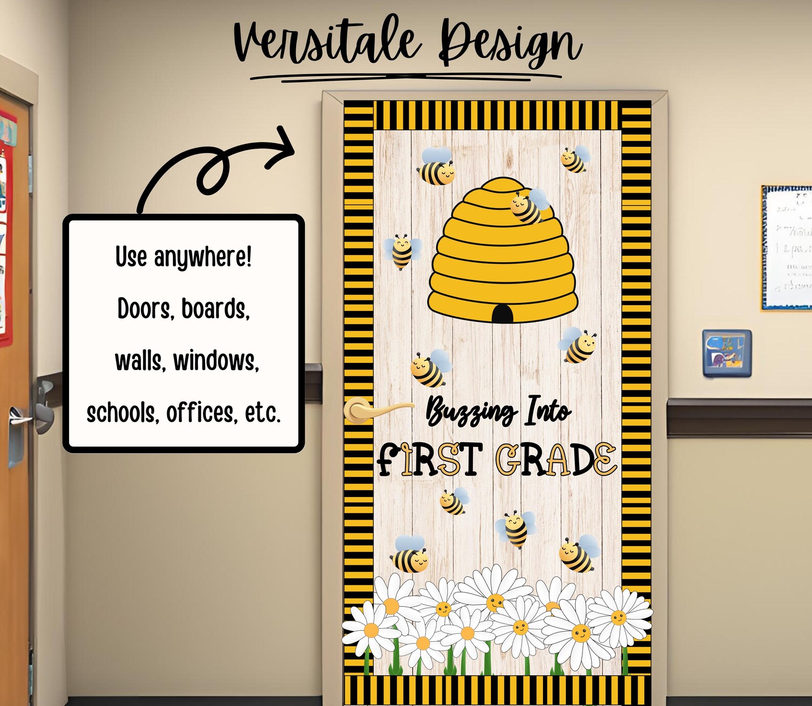 Back to School Bulletin Board Kit | Welcome Back Classroom Door Display ...