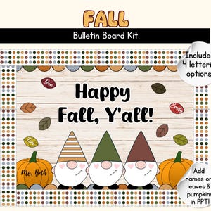 Fall September Bulletin Board Kit | Classroom Door | Display Class ...