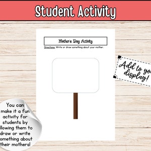 Happy Mother's Day May Bulletin Board Kit Mummy Fruit Bulletin Board ...