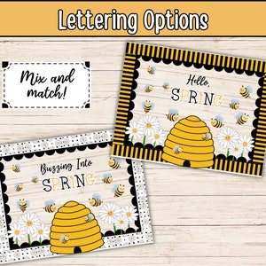 Spring Bulletin Board Kit Classroom Library Door Display Class Decor ...