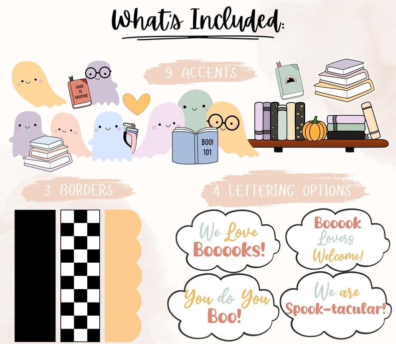 Halloween Bulletin Board Kit | October Door Classroom Decor | Printable ...