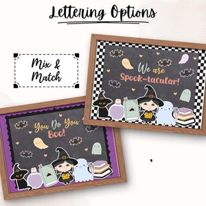 Halloween Bulletin Board Kit | October Door Classroom Decor | Printable ...