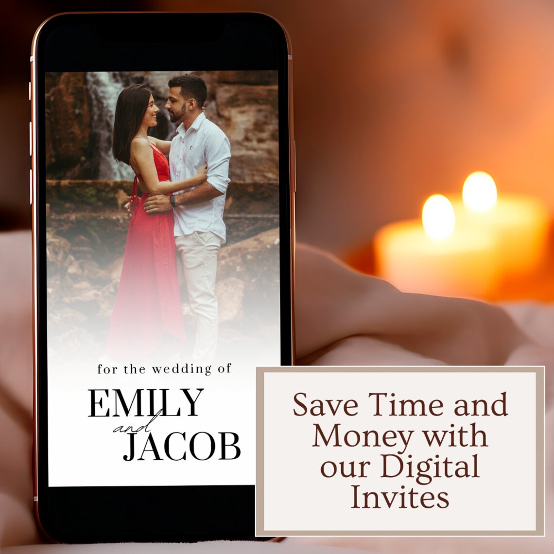 Editable Digital Muslim Wedding Invitation Video Template. Nikkah for ...