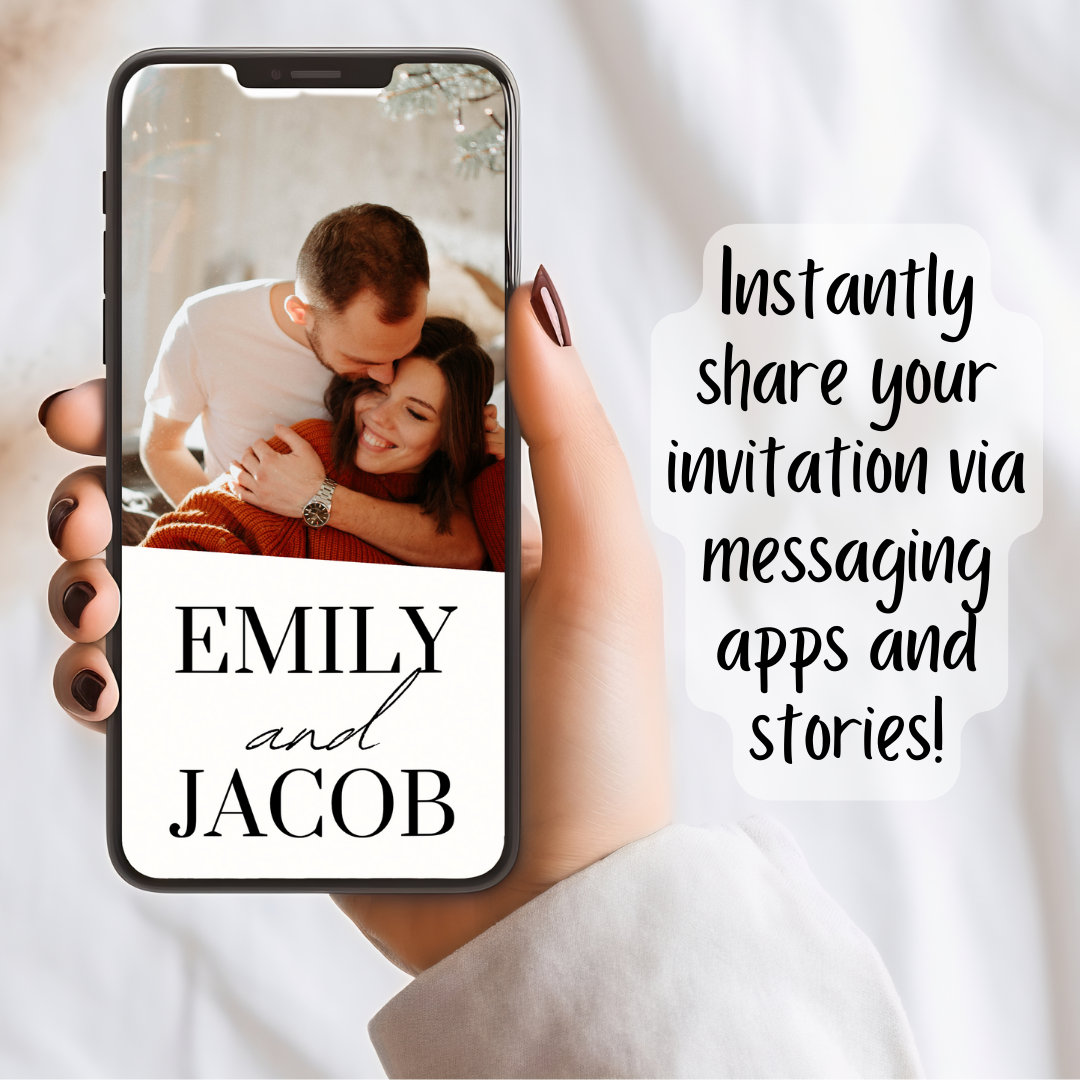 Wedding Invitation Video Template, for Text, Message, Whatsapp ...