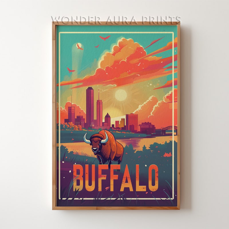 Buffalo Poster - Etsy