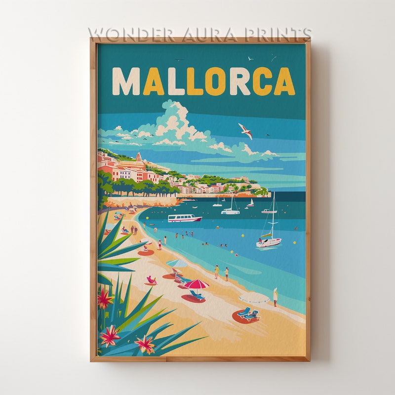 Mallorca Poster - Etsy