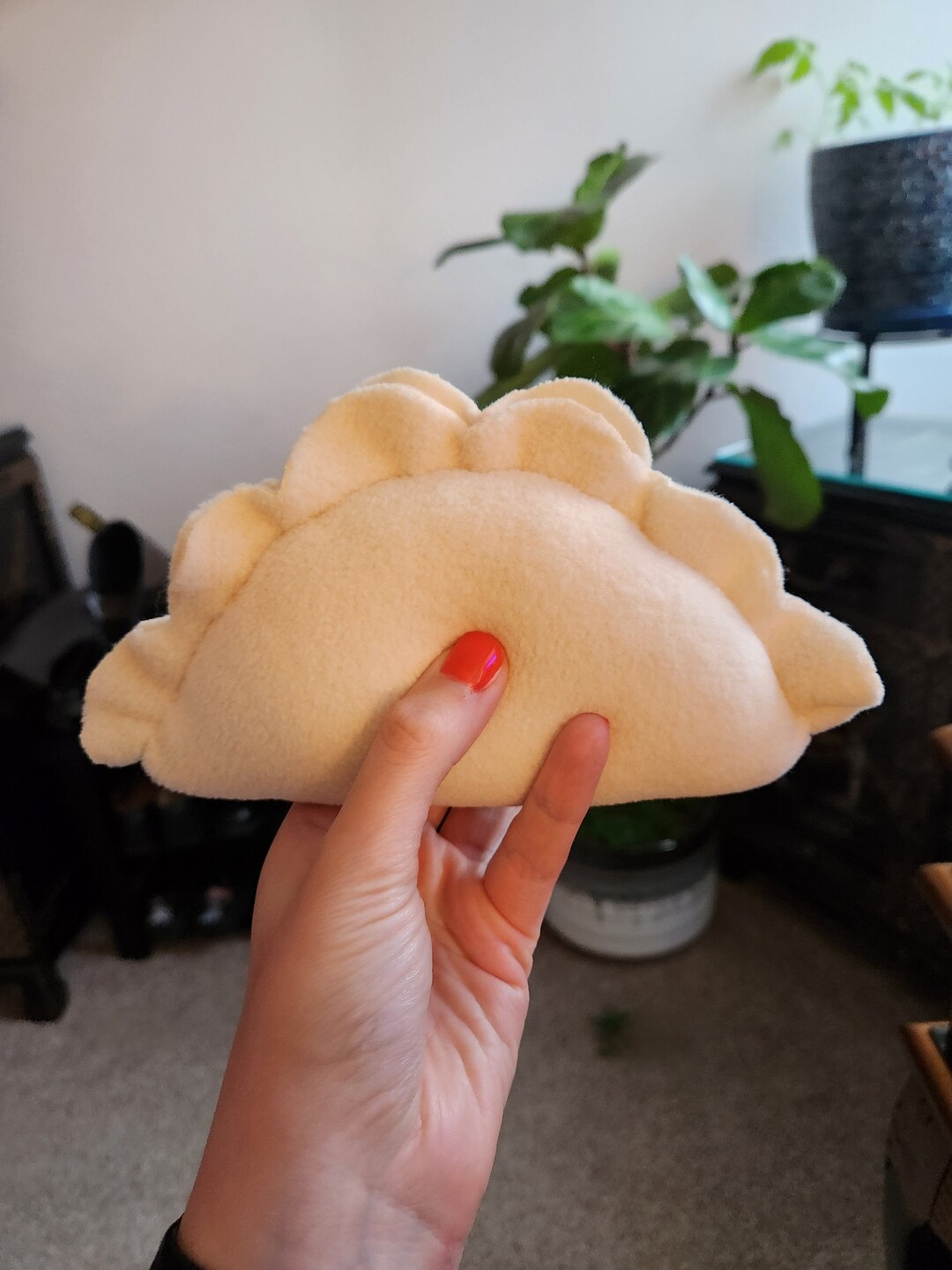 Handmade Pierogie/dumpling Squeaky Dog Toy - Etsy