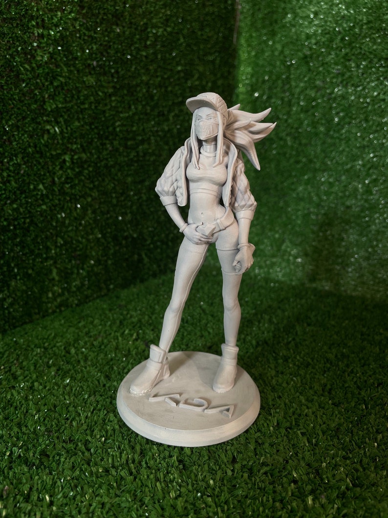 KDA Akali Figure - League of Legends - Handmade Painted Statue - Etsy